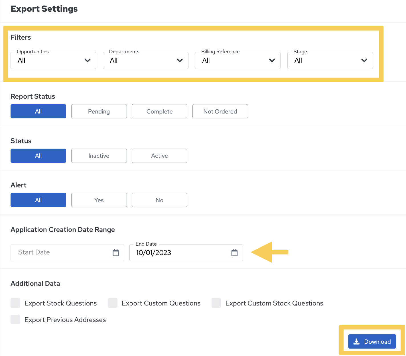 Reports - How to Export Applicant Lists – Protect Youth Sports